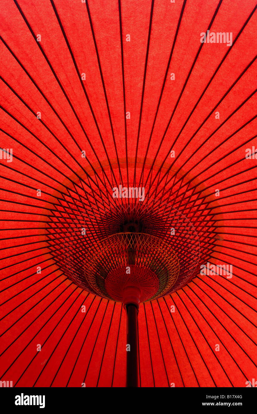 traditional japanese red paper umbrella Kyoto Japan Stock Photo - Alamy