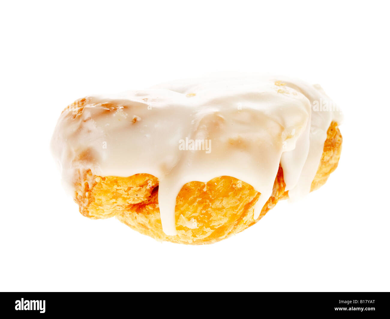 Iced Lemon Curd Danish Stock Photo - Alamy