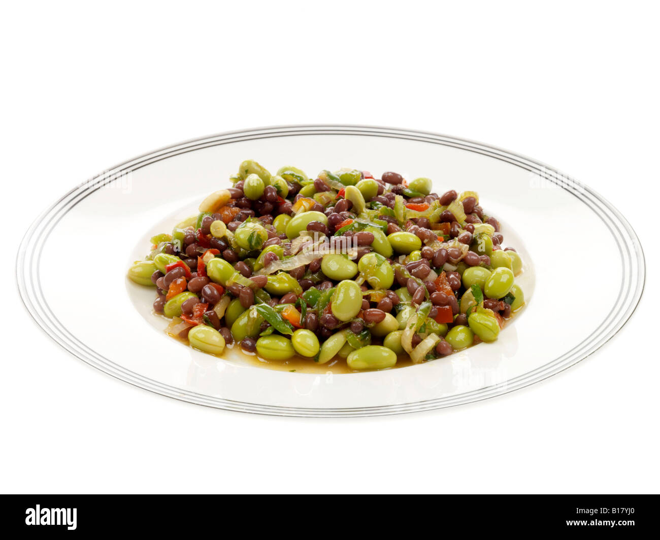 Adzuki and Edamame Bean Salad Stock Photo - Alamy