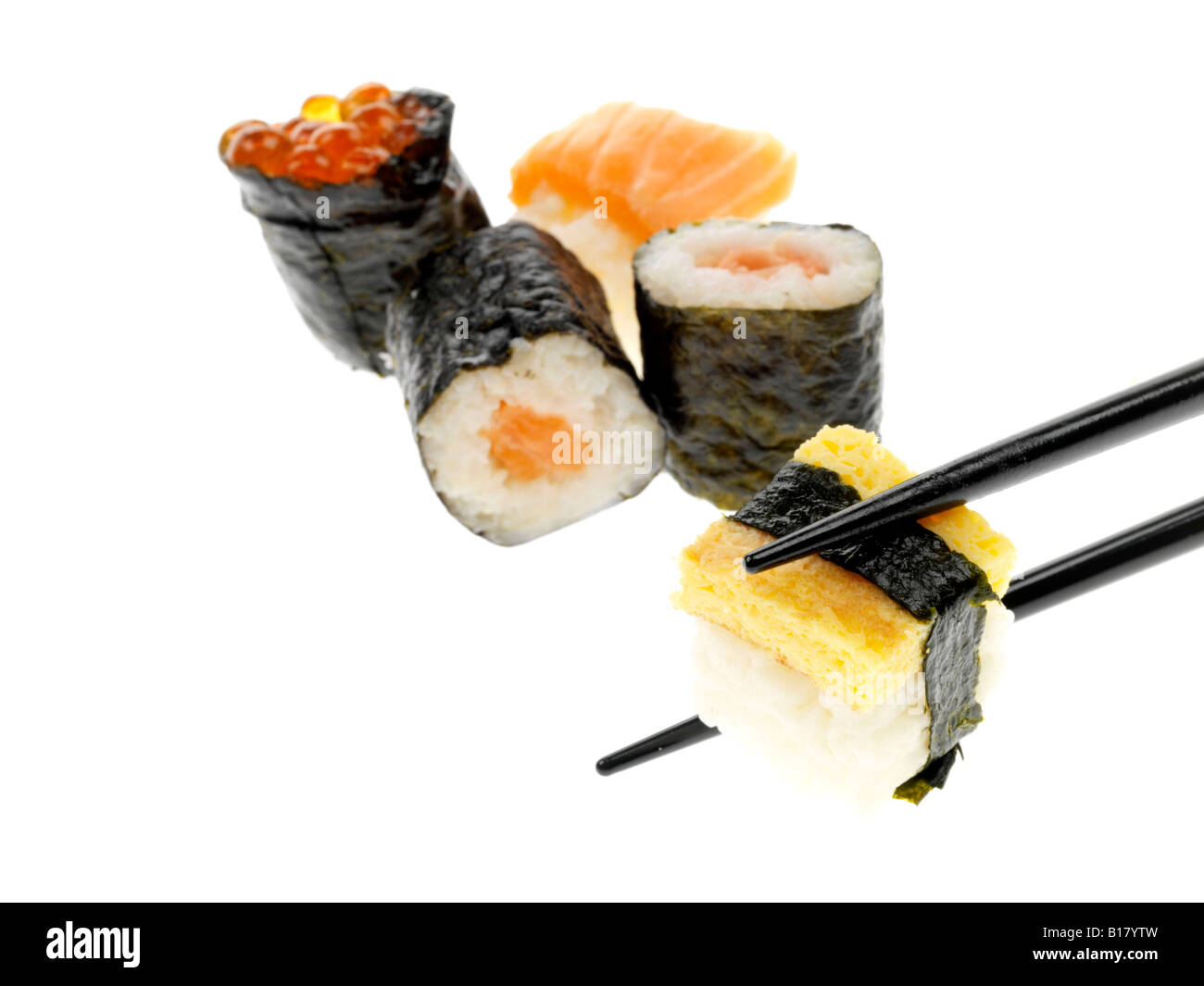 Mixed sushi Cut Out Stock Images & Pictures - Alamy
