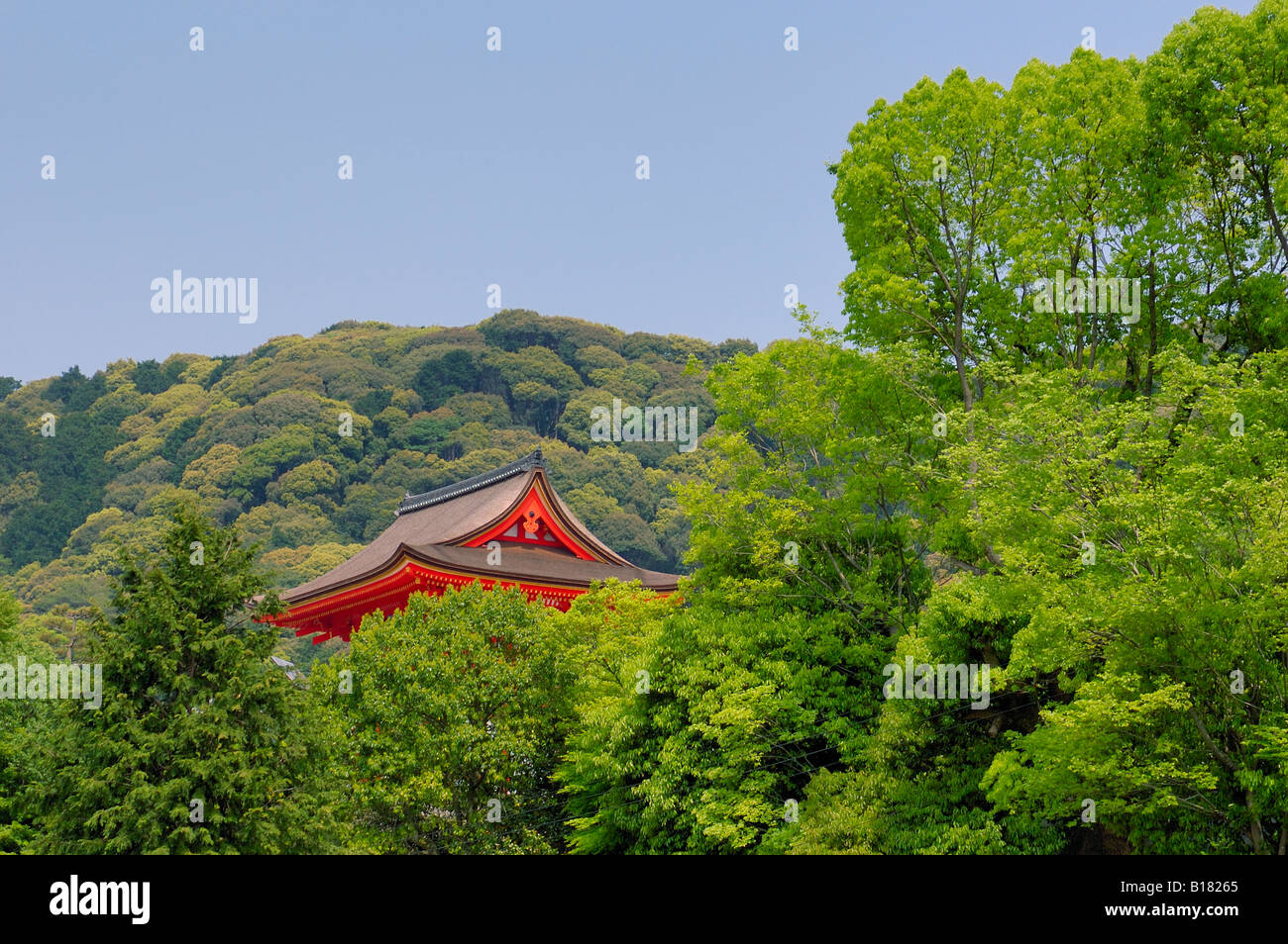 temple in the hills Kyoto Japan Stock Photo - Alamy