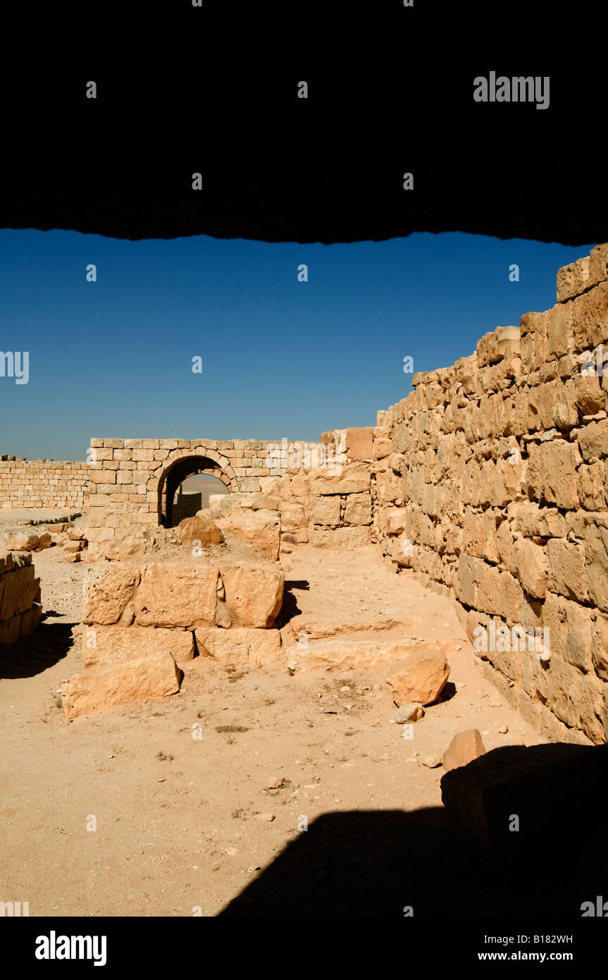 city of avdat (oboda) nabatean city founded 3rd cent BCE Stock Photo ...