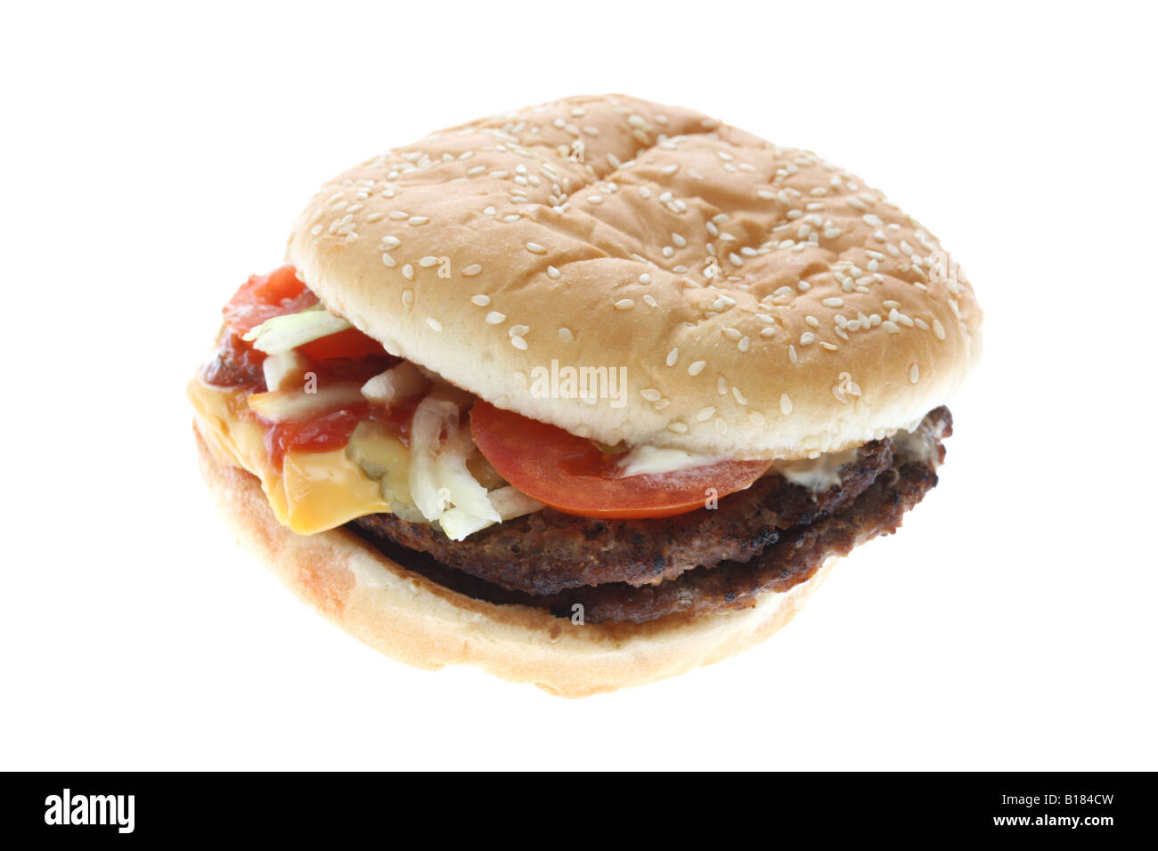 Burger king whopper with cheese hi-res stock photography and images - Alamy