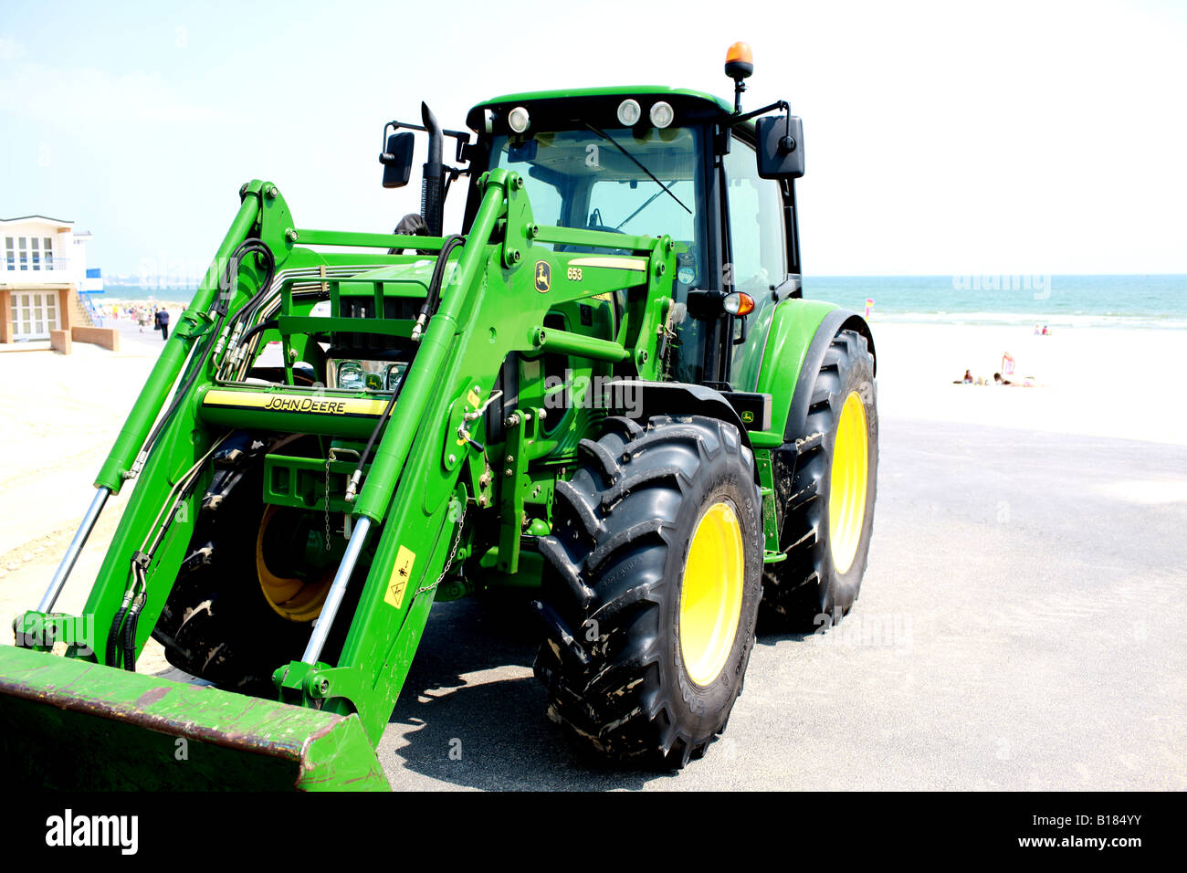 Tractor on a Beach Stock Photo - Alamy