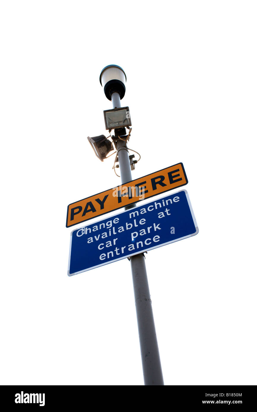 Pay and display machine Cut Out Stock Images & Pictures - Alamy