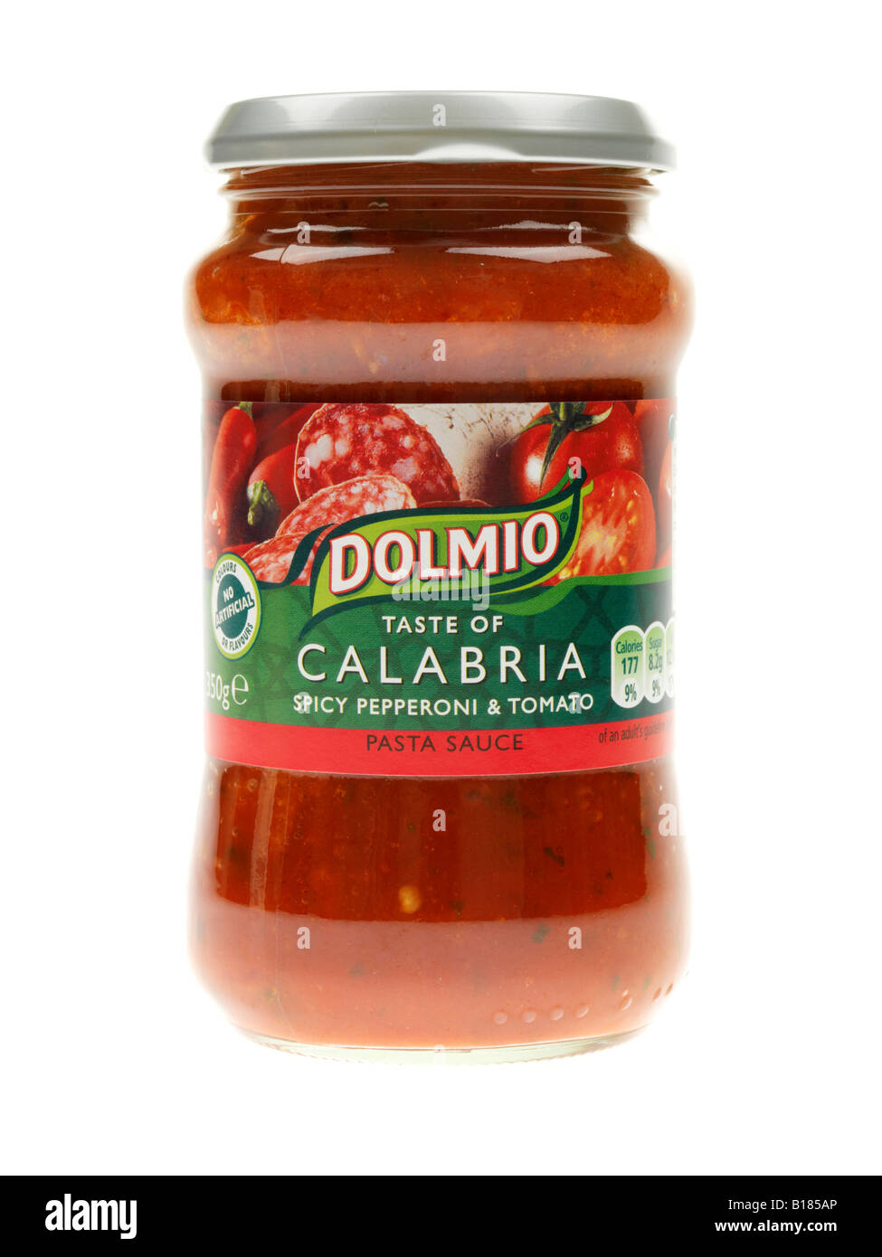 Spicy Pepperoni and Tomato Pasta Sauce Stock Photo - Alamy