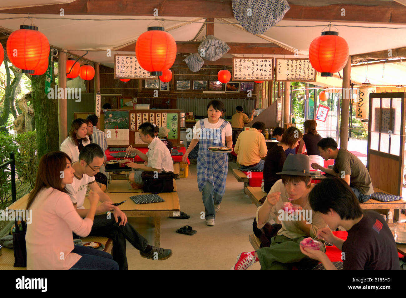restaurant snack bar at Kiyomizu Temple Kyoto Japan Stock Photo - Alamy