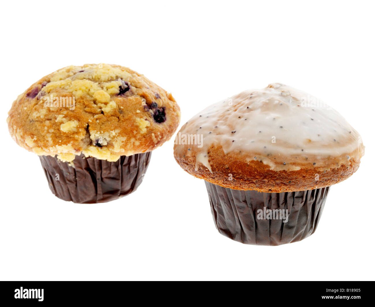 Fruit flavoured muffins Cut Out Stock Images & Pictures - Alamy