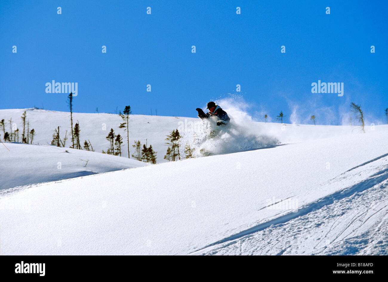 Newfoundland canada snowboarding hi-res stock photography and images ...