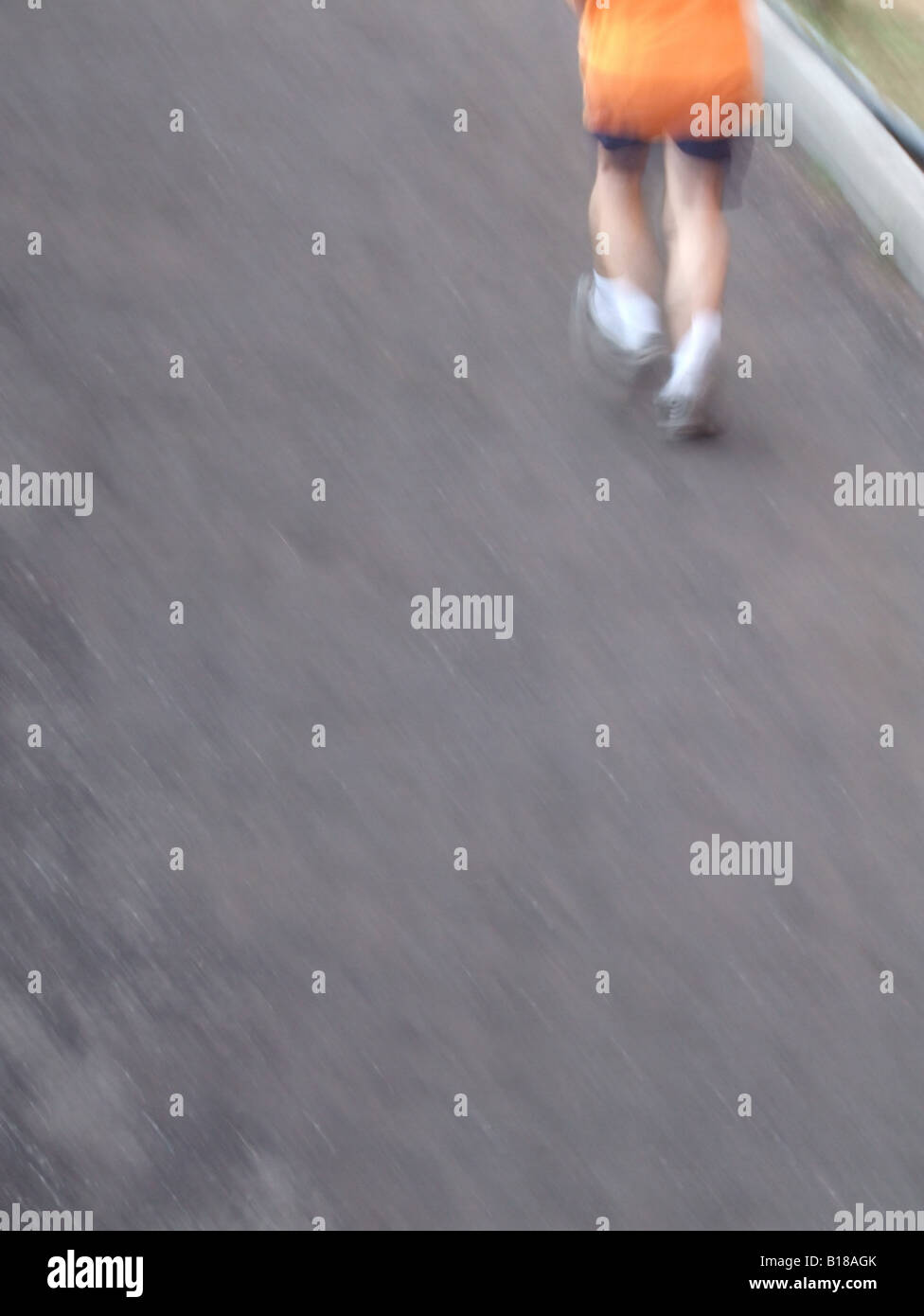 person feet legs walking in street in town Stock Photo - Alamy