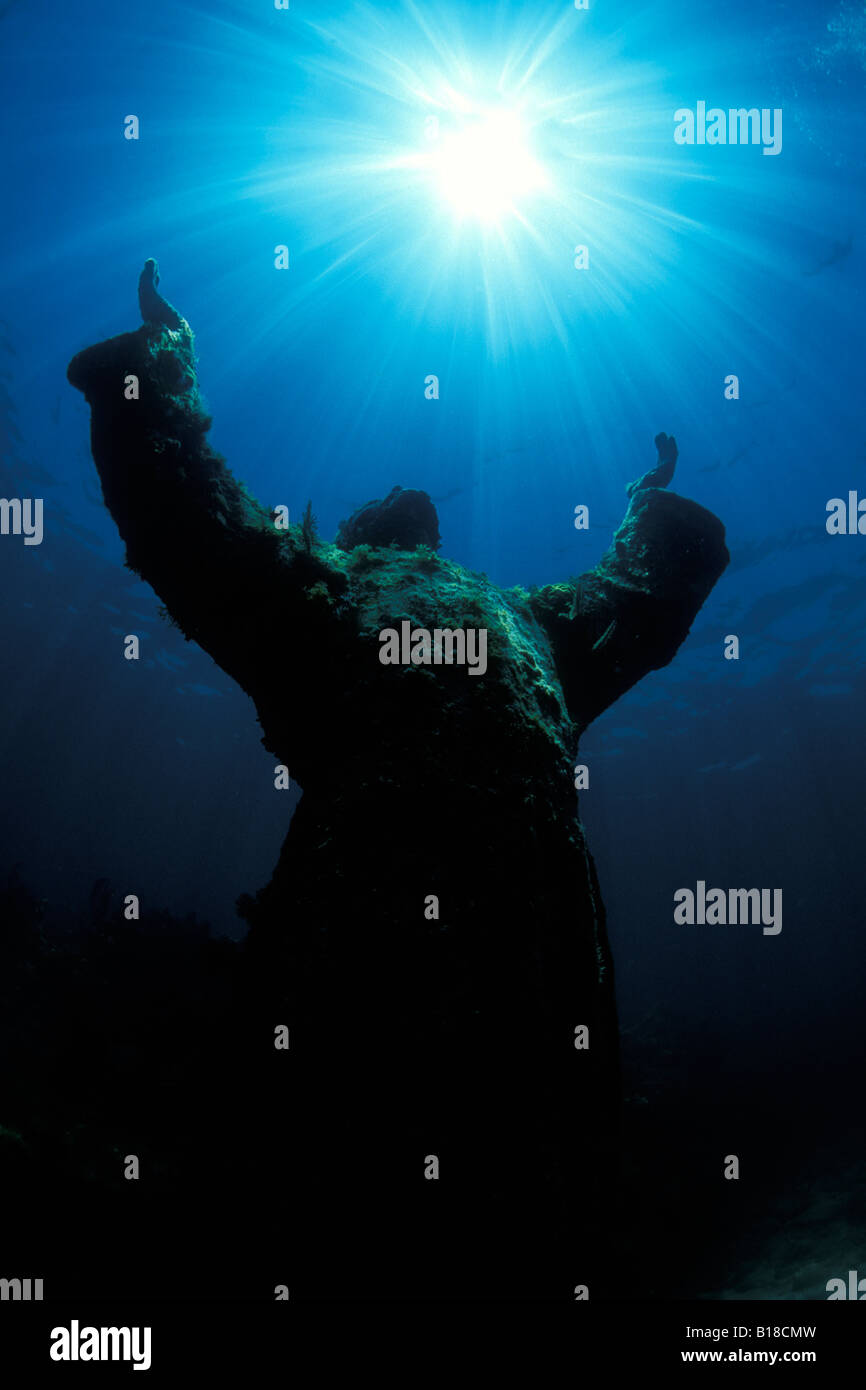 Underwater Statue Christ High Resolution Stock Photography and Images ...