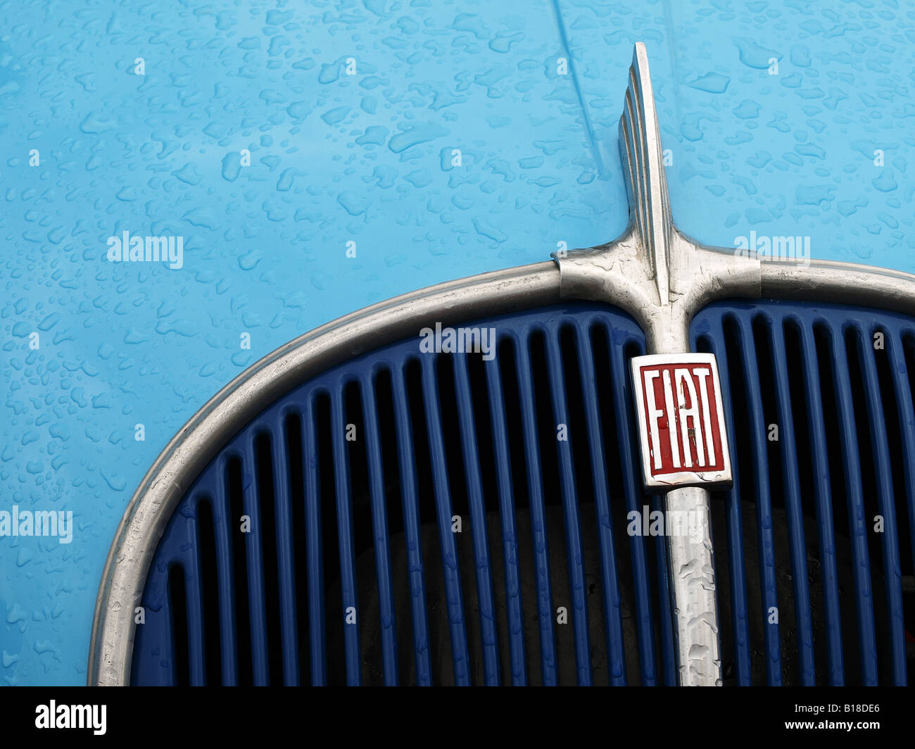 Vintage Fiat, close-up of grille Stock Photo - Alamy