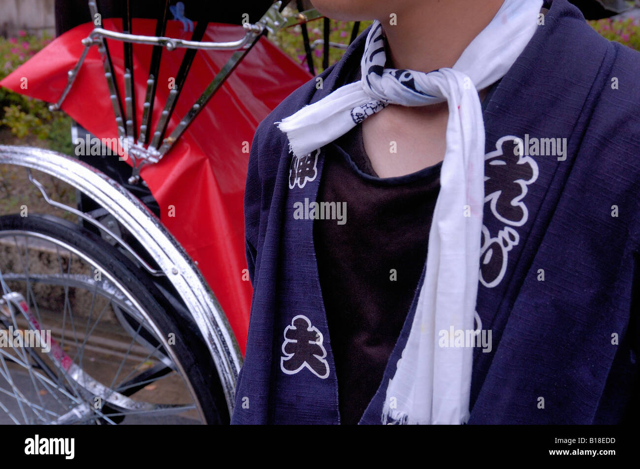 taxi driver Kyoto Japan Stock Photo - Alamy