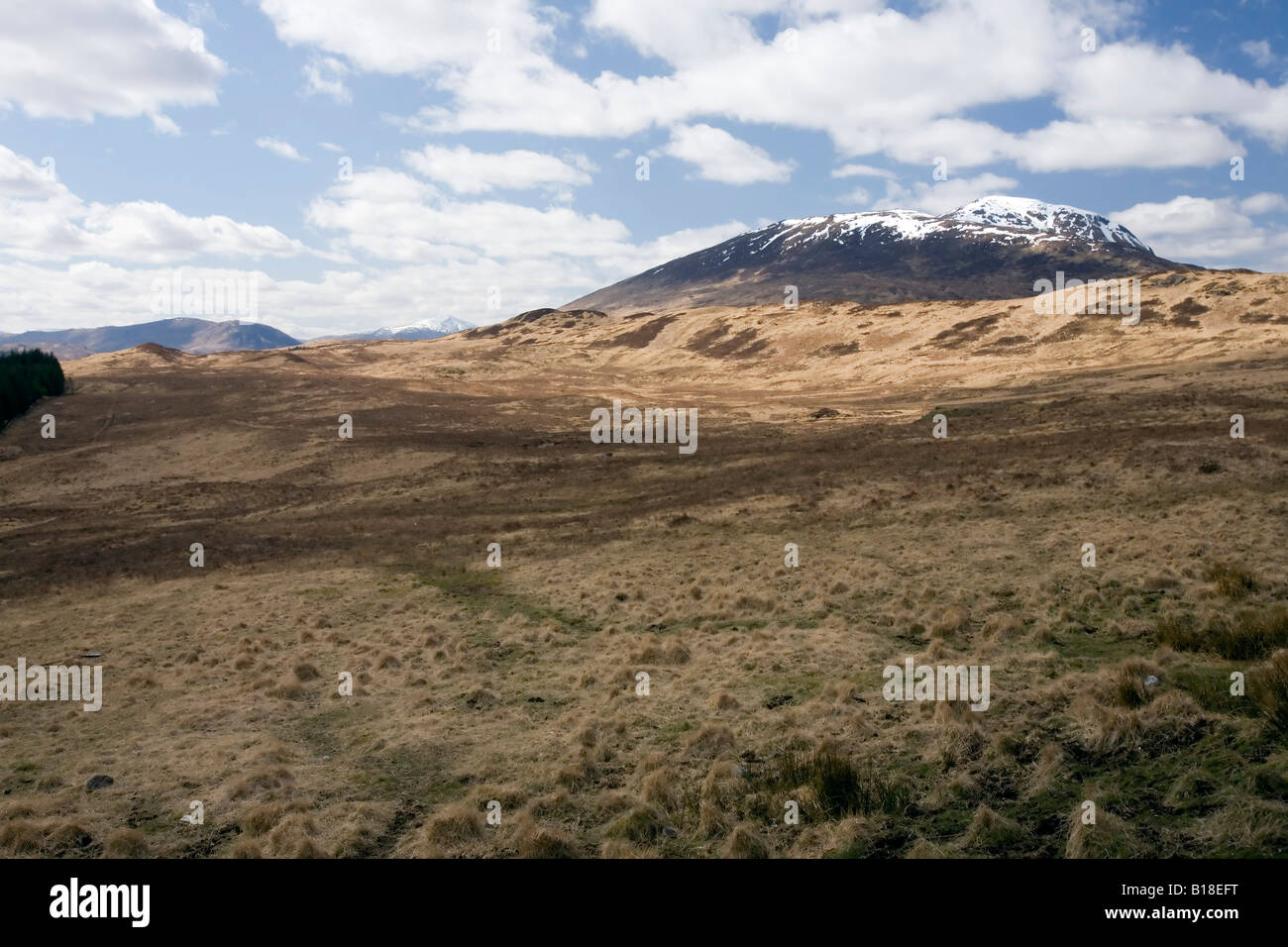 View on the Northern Highlands near Glen Coe in Scotland Stock Photo ...