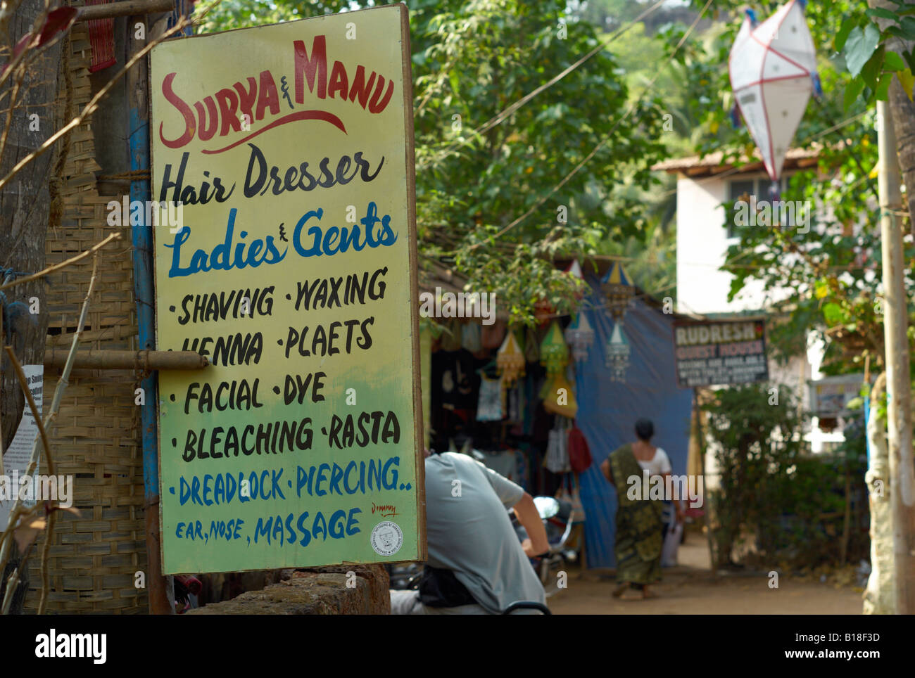 Hand painted business sign hi-res stock photography and images - Alamy