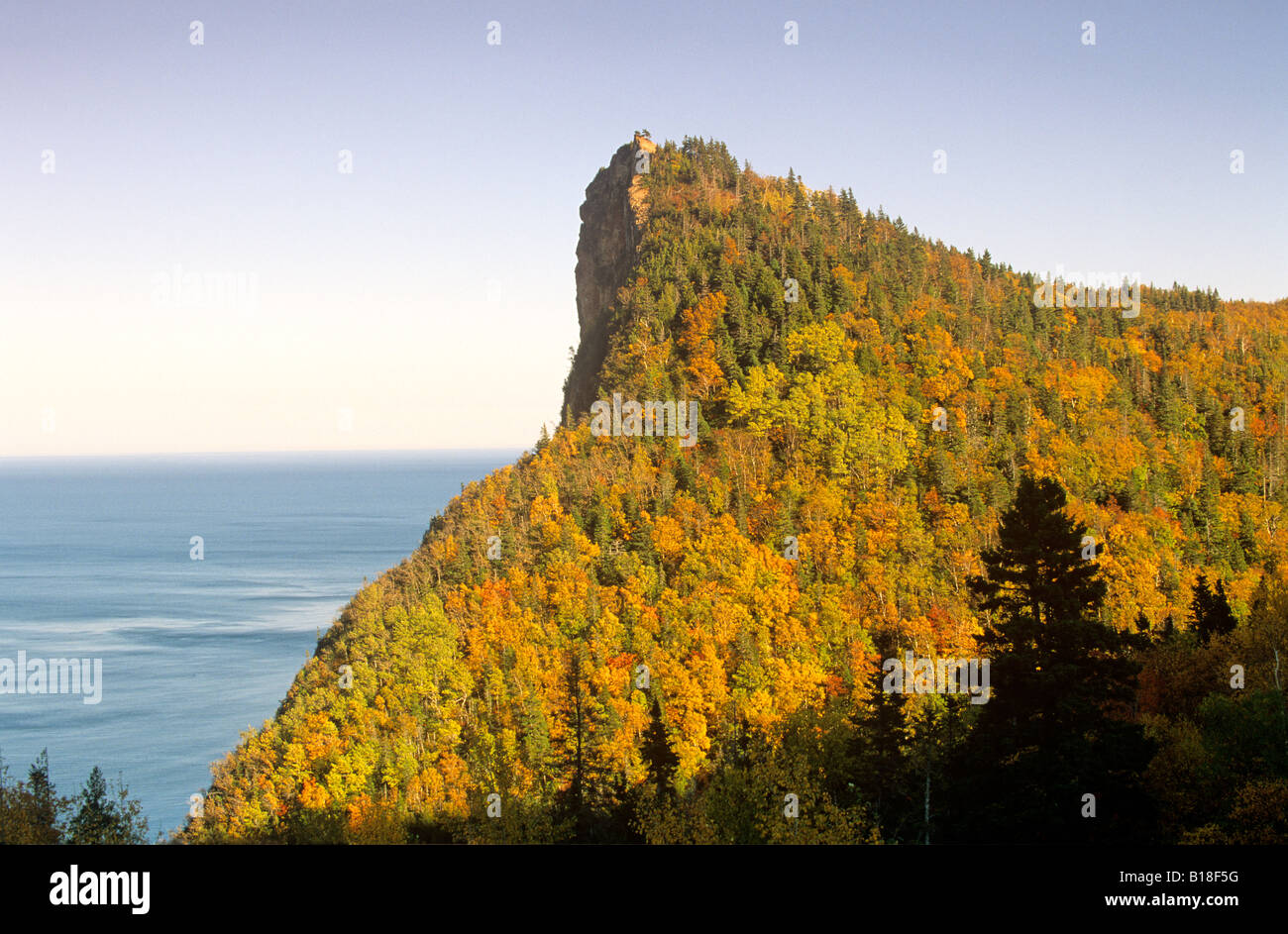 Perce coastline in fall, Gaspe, Quebec, Canada Stock Photo - Alamy
