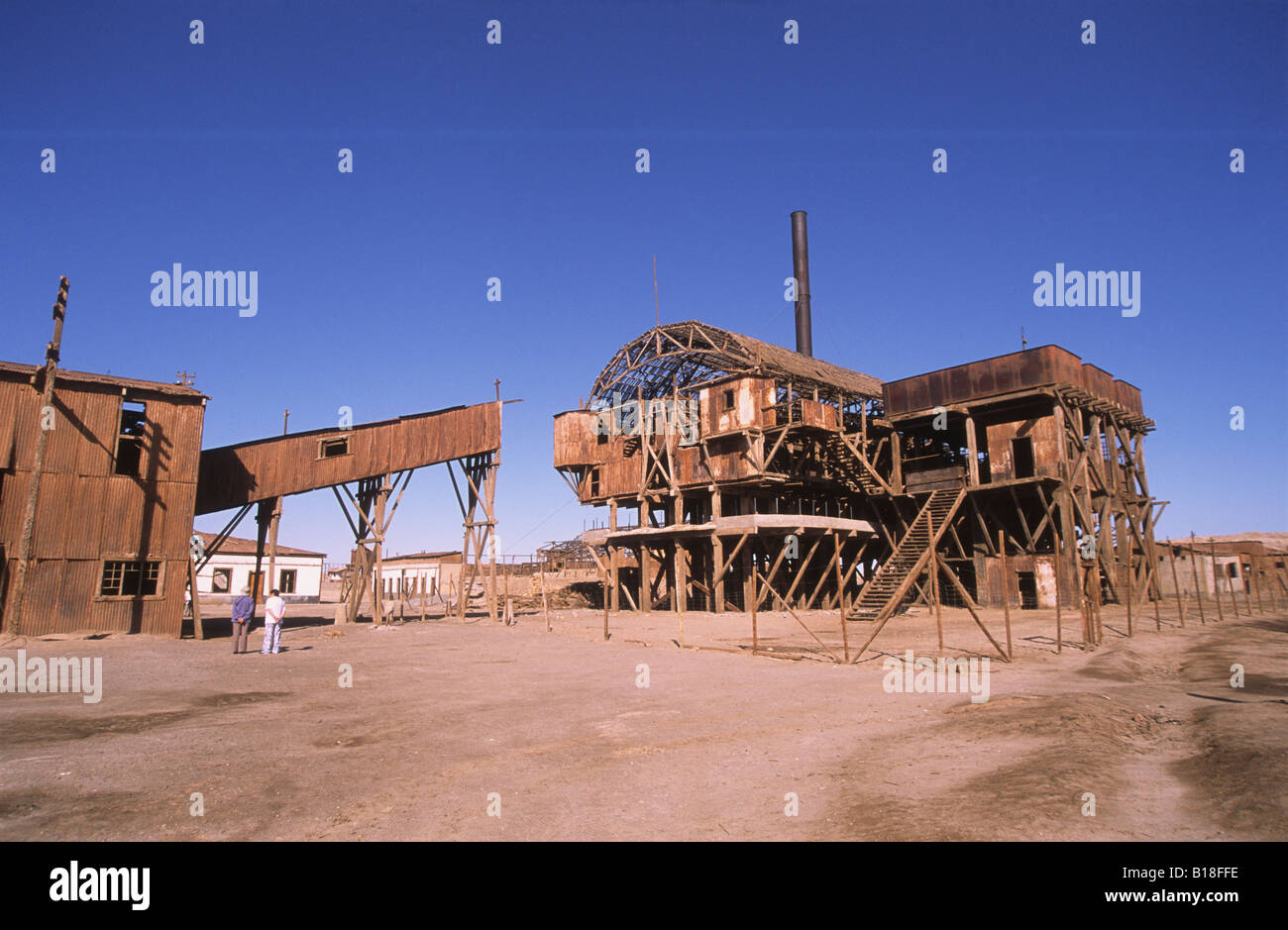 Ghost nitrate mining town in hi-res stock photography and images - Alamy