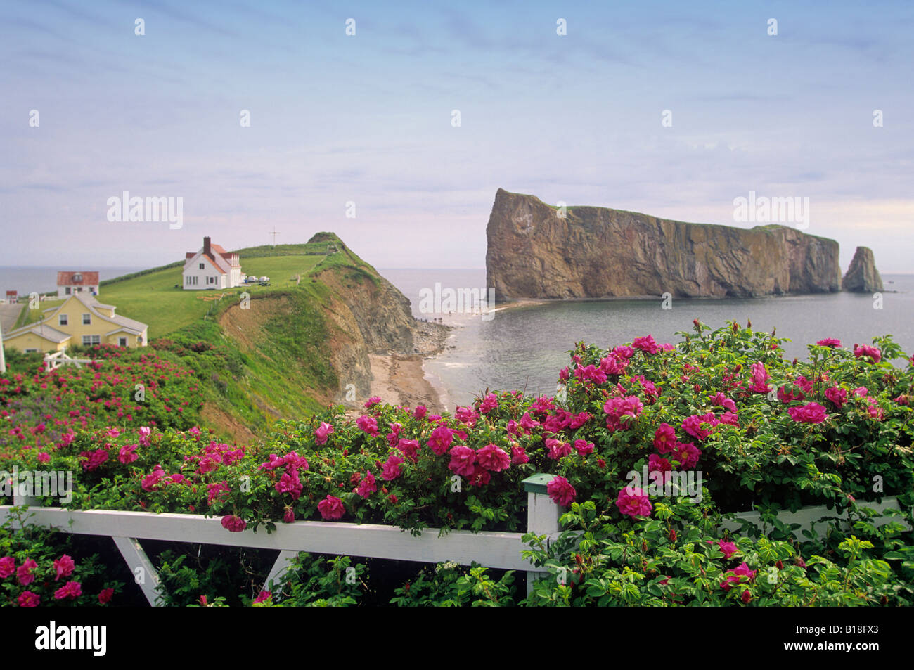 Perce Rock, Gaspe, Quebec, Canada Stock Photo - Alamy
