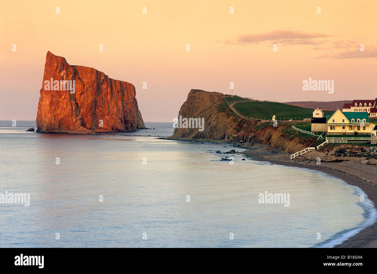 Perce Rock, Gaspe Peninsula, Quebec, Canada Stock Photo - Alamy