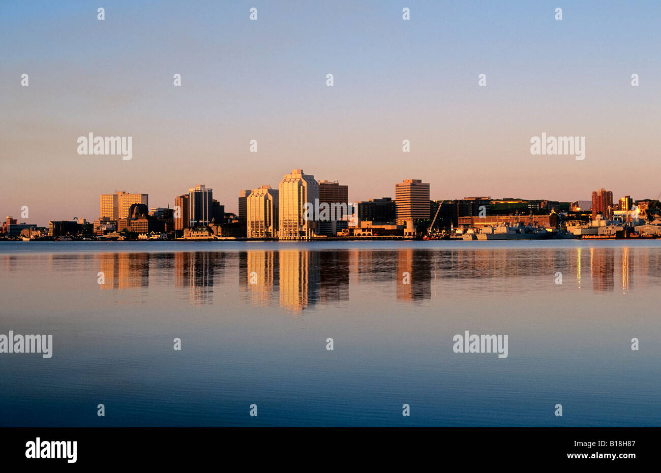 Halifax waterfront at sunrise, Nova Scotia, Canada Stock Photo - Alamy