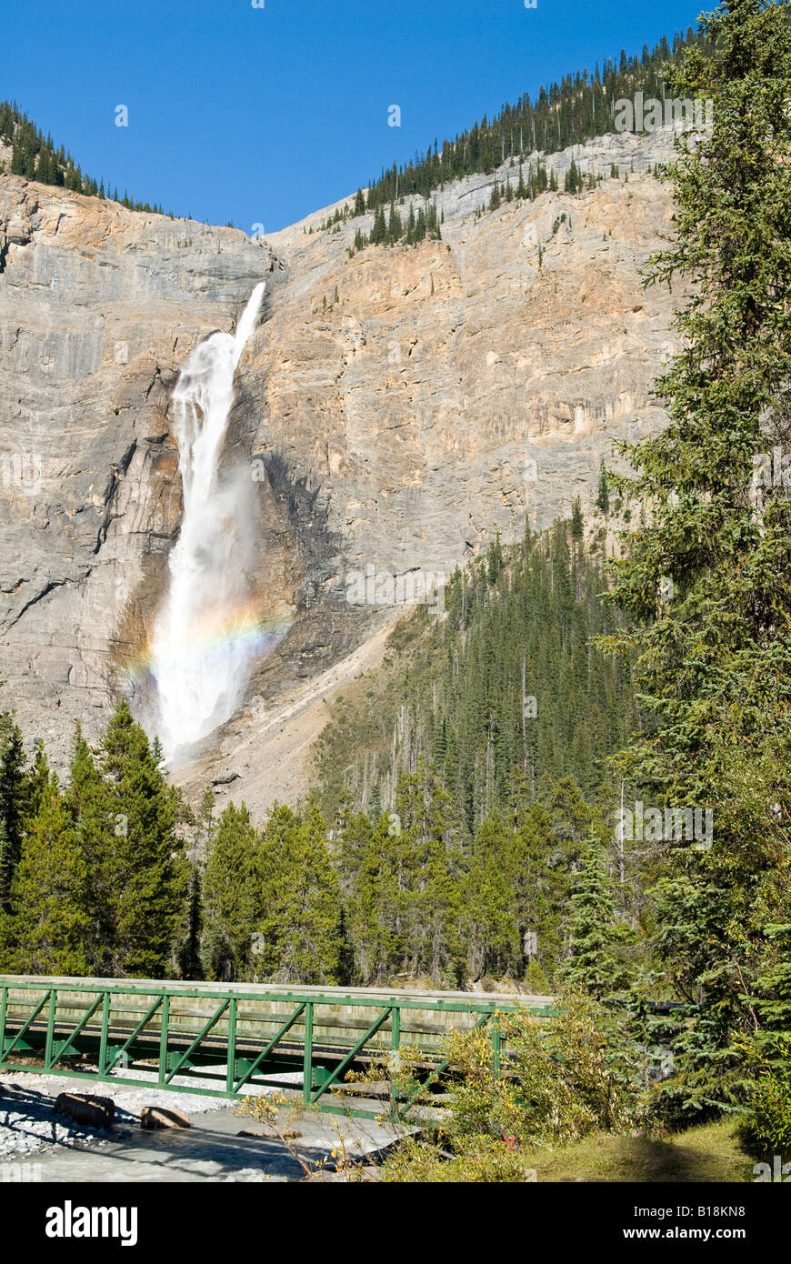 Takakkaw Falls, Canada's second-highest waterfall, in Yoho National ...