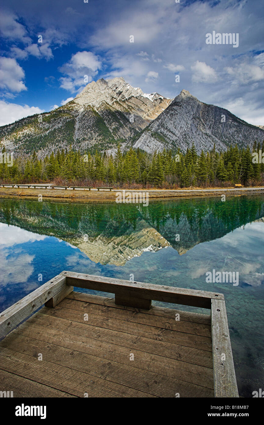 Mount Lorette Ponds and Mount Lorette Kananaskis Country Alberta Stock ...