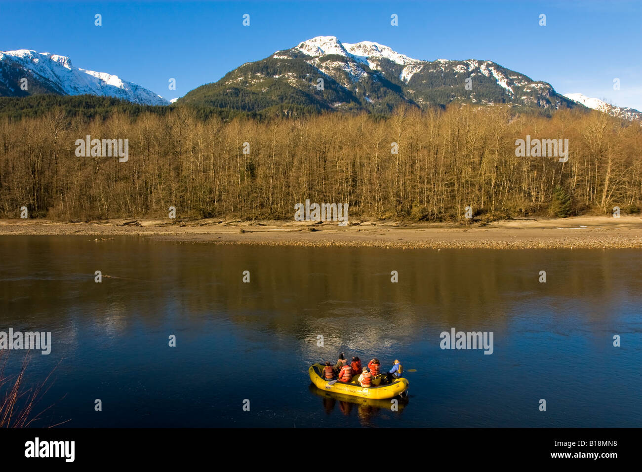 Squamish river in canadian mountain hi-res stock photography and images ...