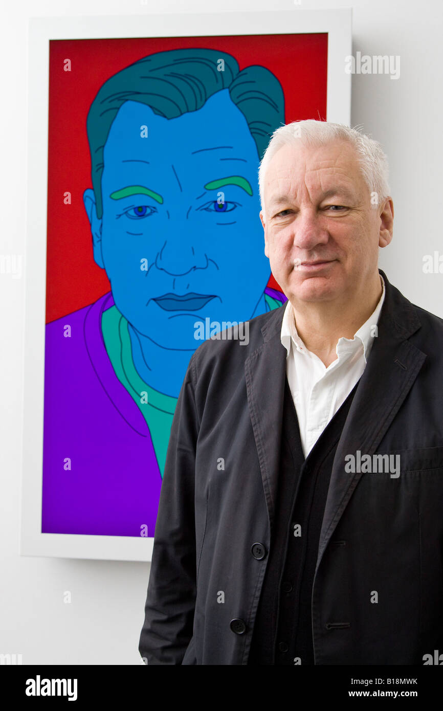 Michael craig martin conceptual artist painter hi-res stock photography ...