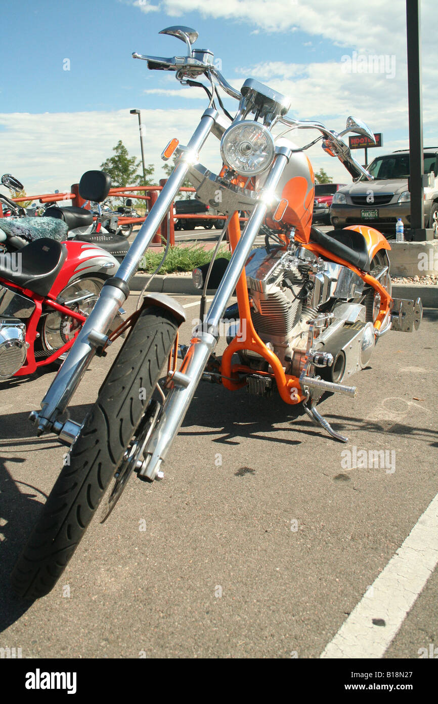 Harley Davidson Motorcycles on display at weekend rally Stock Photo - Alamy