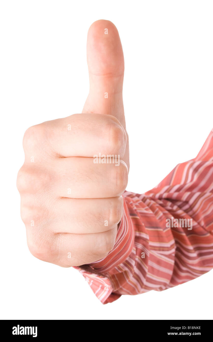 Thumbs up. Concept for agreement, positive, great Stock Photo - Alamy