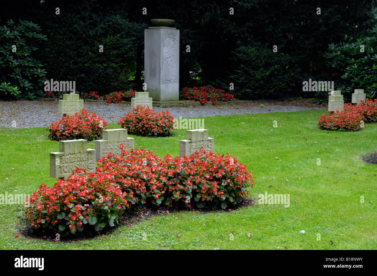 world war two german iron cross memorial gravestones cemetery war dead ...
