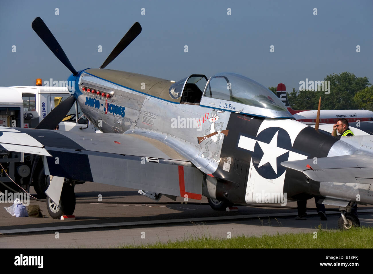 P51 mustang fighter plane hi-res stock photography and images - Alamy