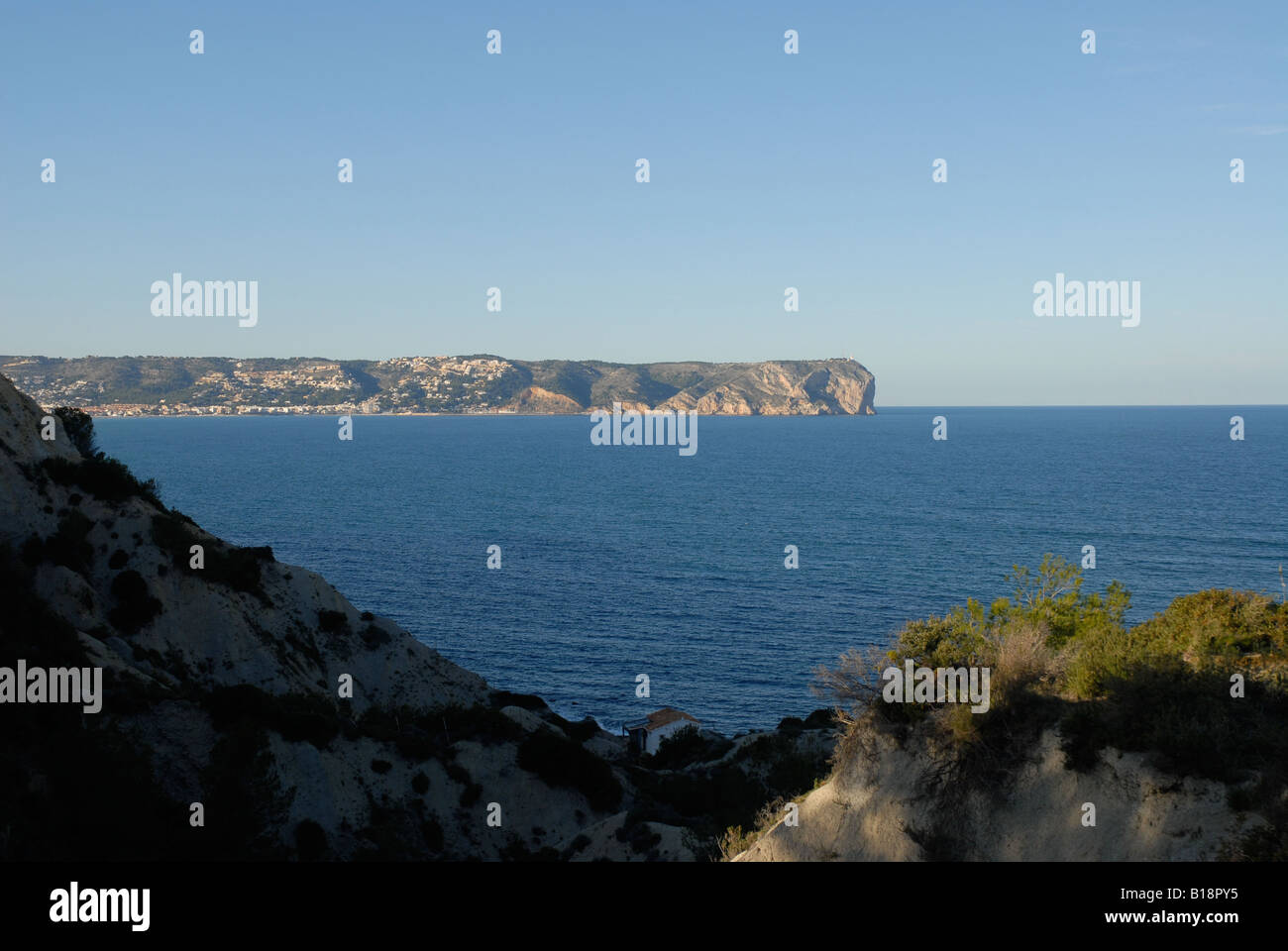 view from Cap Prim / Cabo de San Martin to Cabo de San Antonio, Javea ...