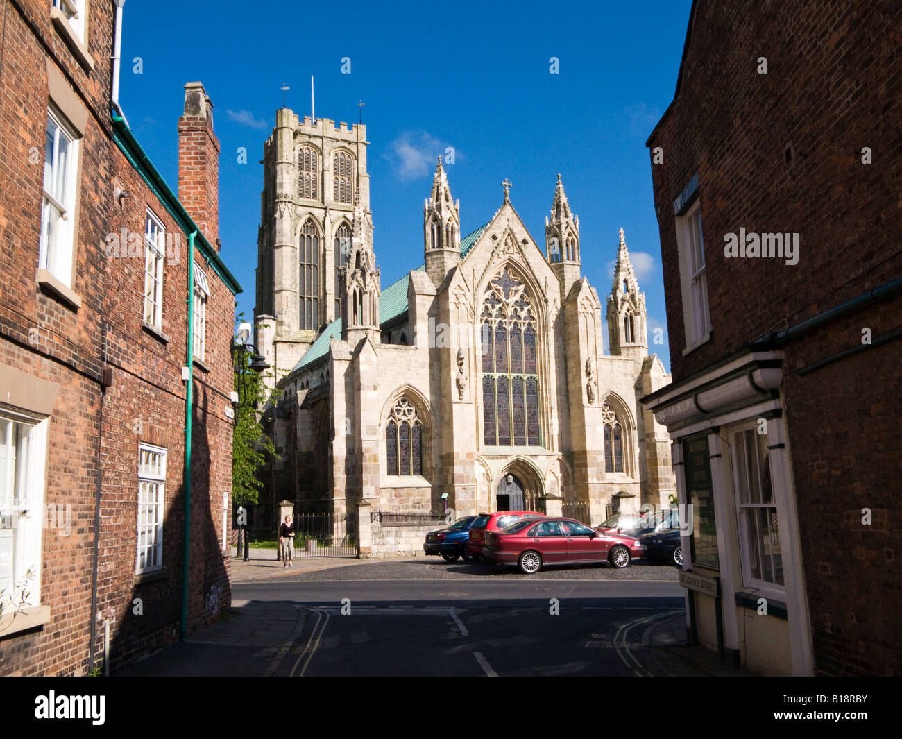 Howden Minster, East Yorkshire England UK set right in the centre of ...
