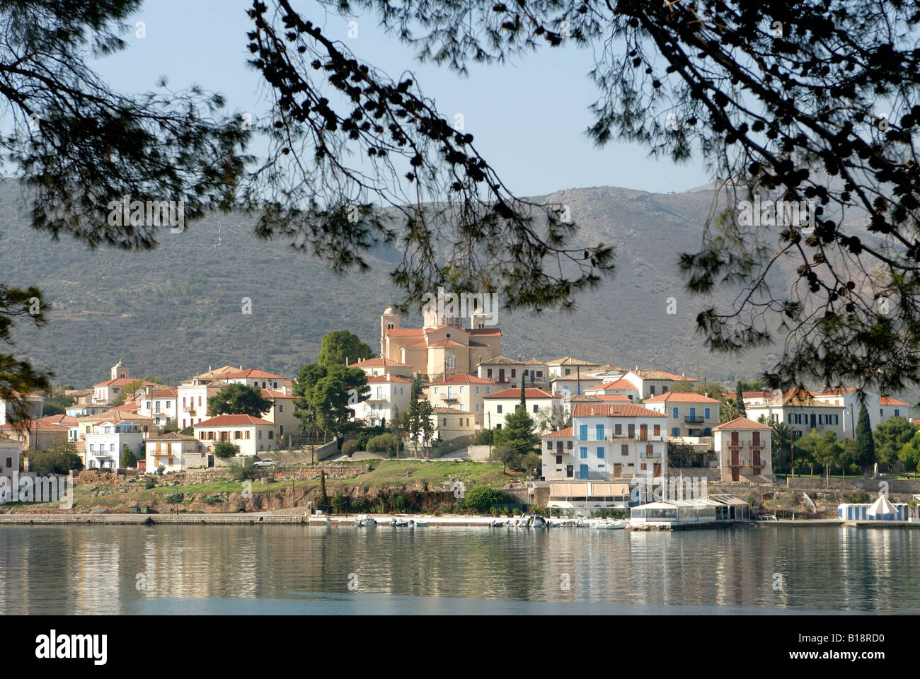 Town view of Galaxidi, Greece Stock Photo - Alamy