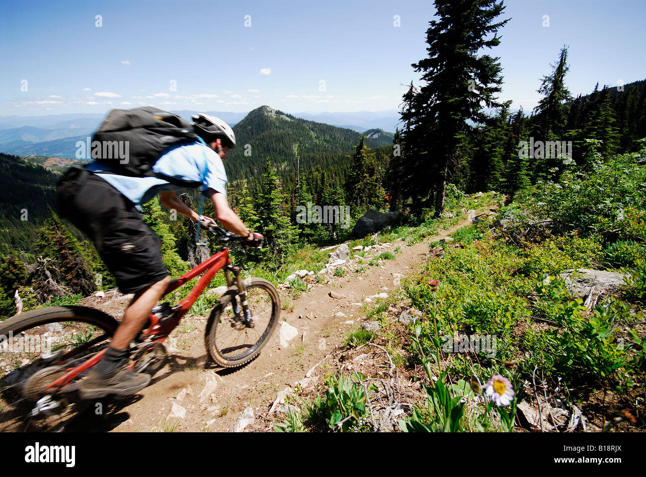 Map of trail british columbia hi-res stock photography and images - Alamy