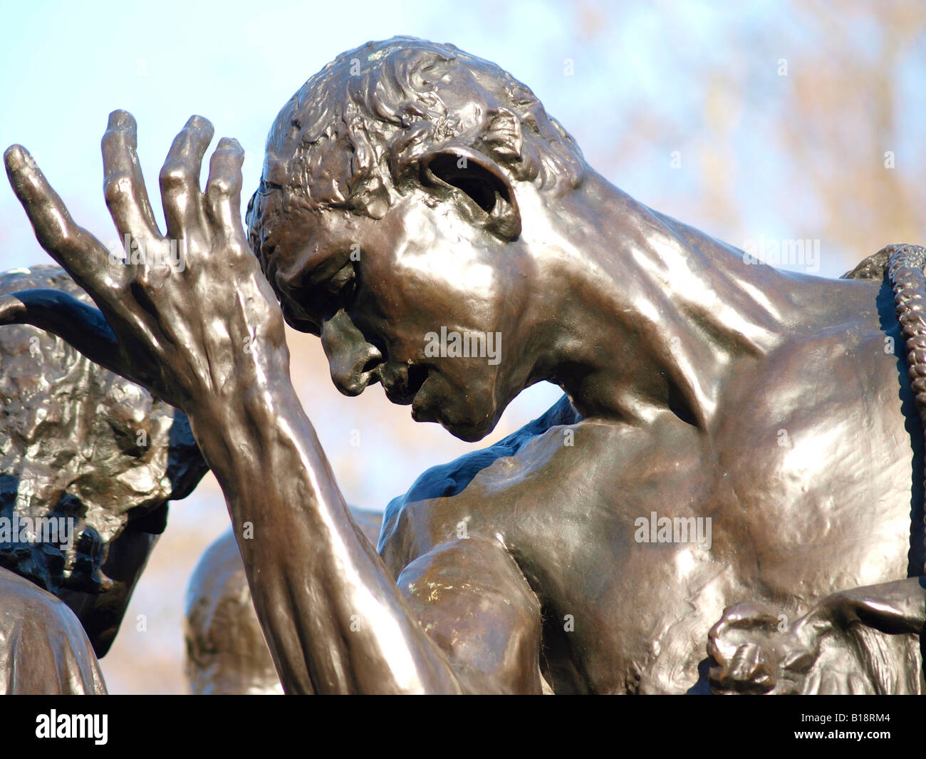 Rodin burghers of calais london hi-res stock photography and images - Alamy