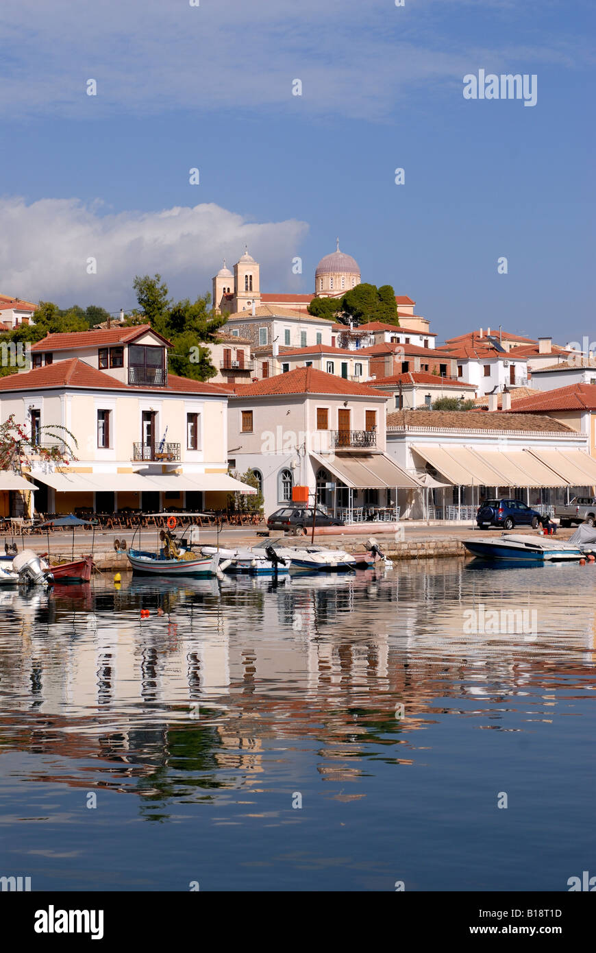 Town view of Galaxidi, Greece Stock Photo - Alamy