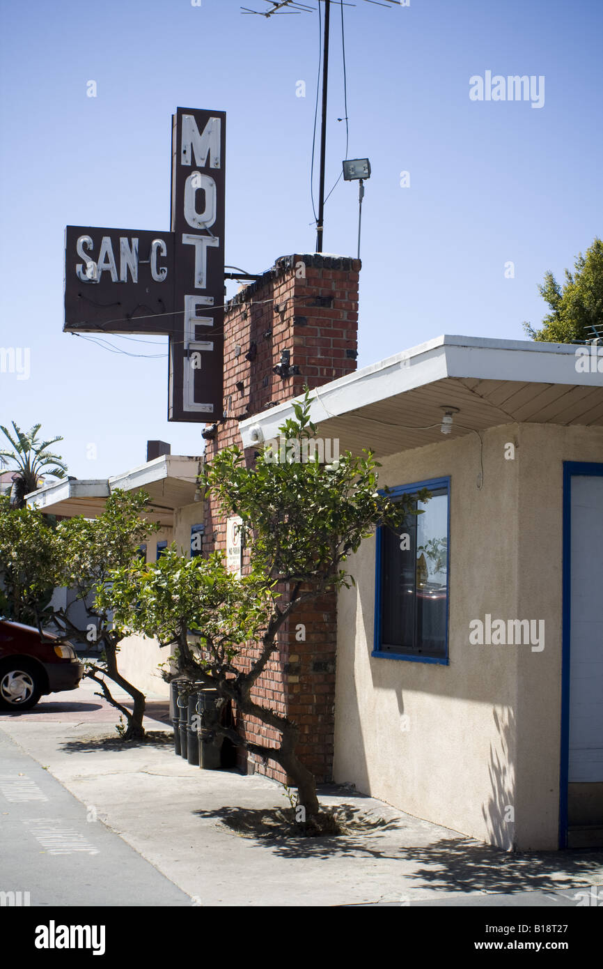 San c motel oxnard California signage USA Stock Photo - Alamy