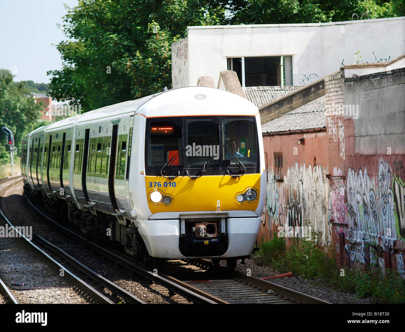 Train at Ladywell Station Lewisham London SE4 on a Autumn morning Stock ...
