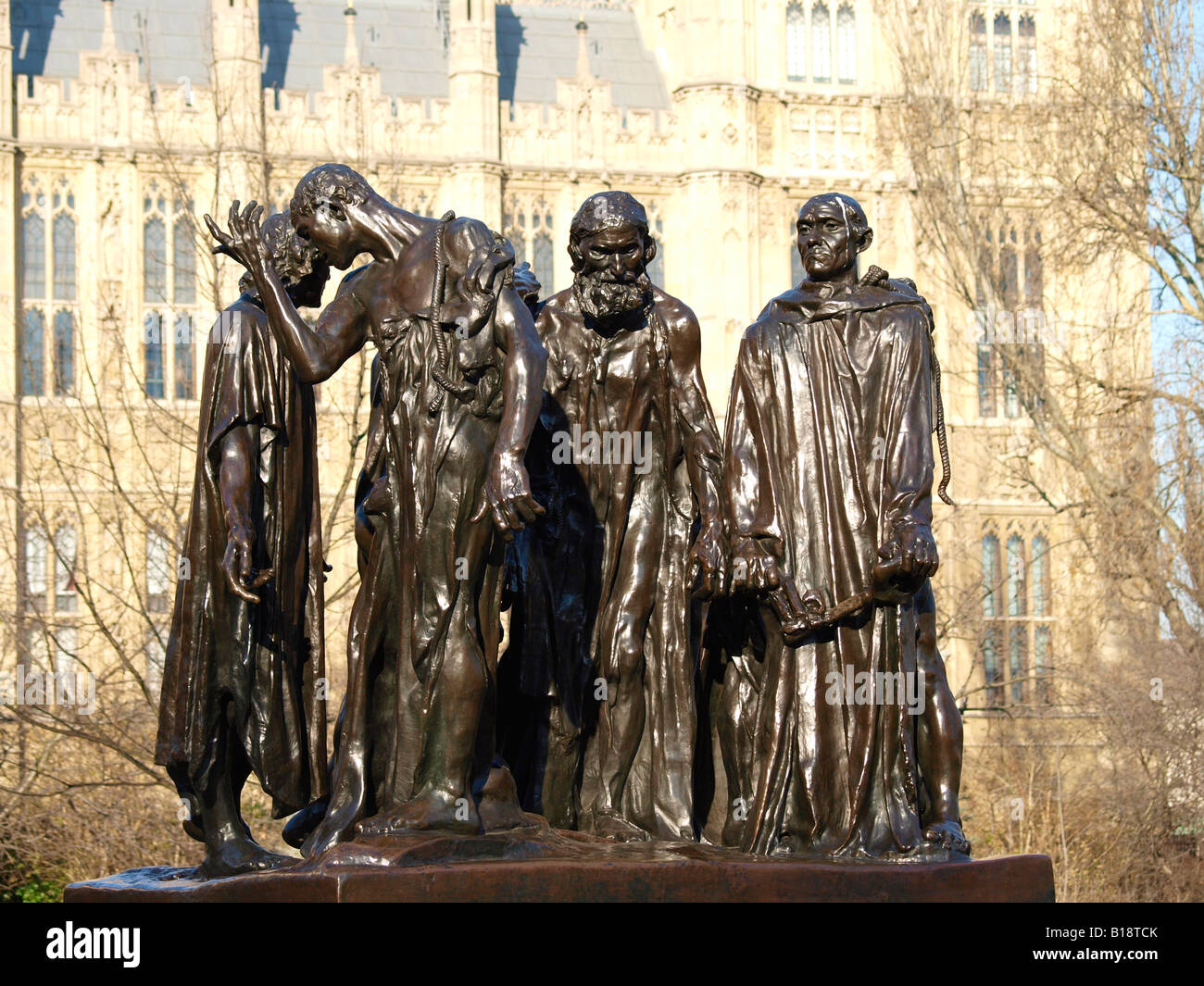 The Burghers Of Calais In Victoria Tower Gardens Is One Of The Most