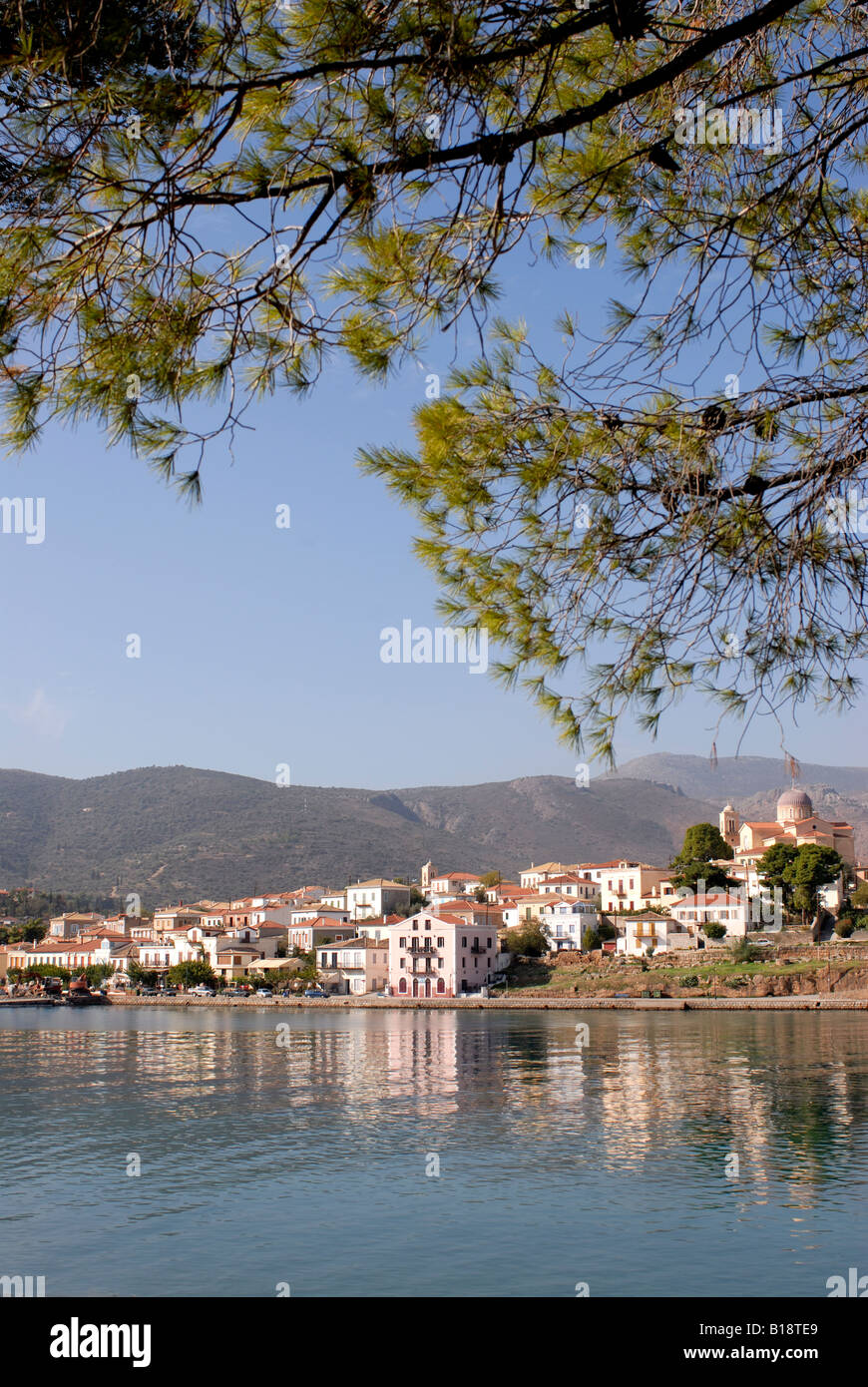 Town view of Galaxidi, Greece Stock Photo - Alamy