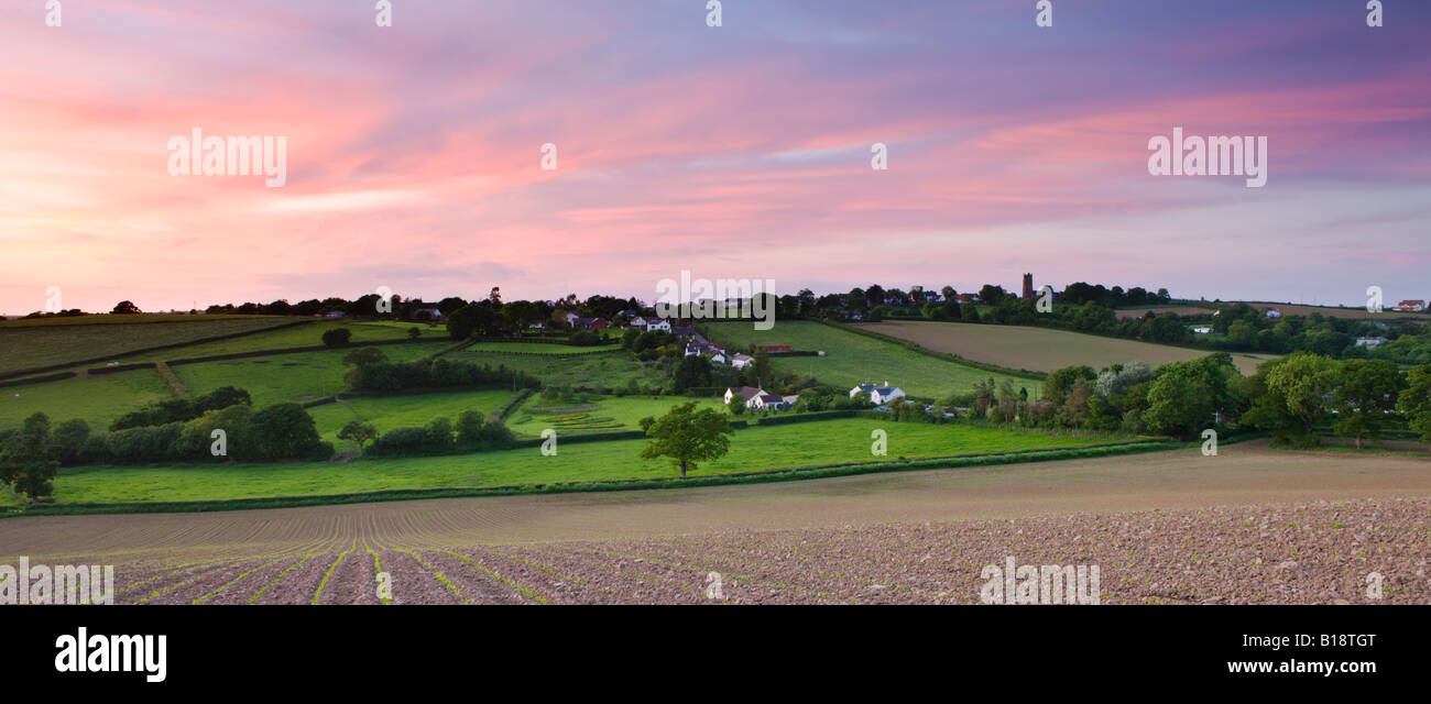 The mid Devon village of Morchard Bishop Devon England Stock Photo - Alamy