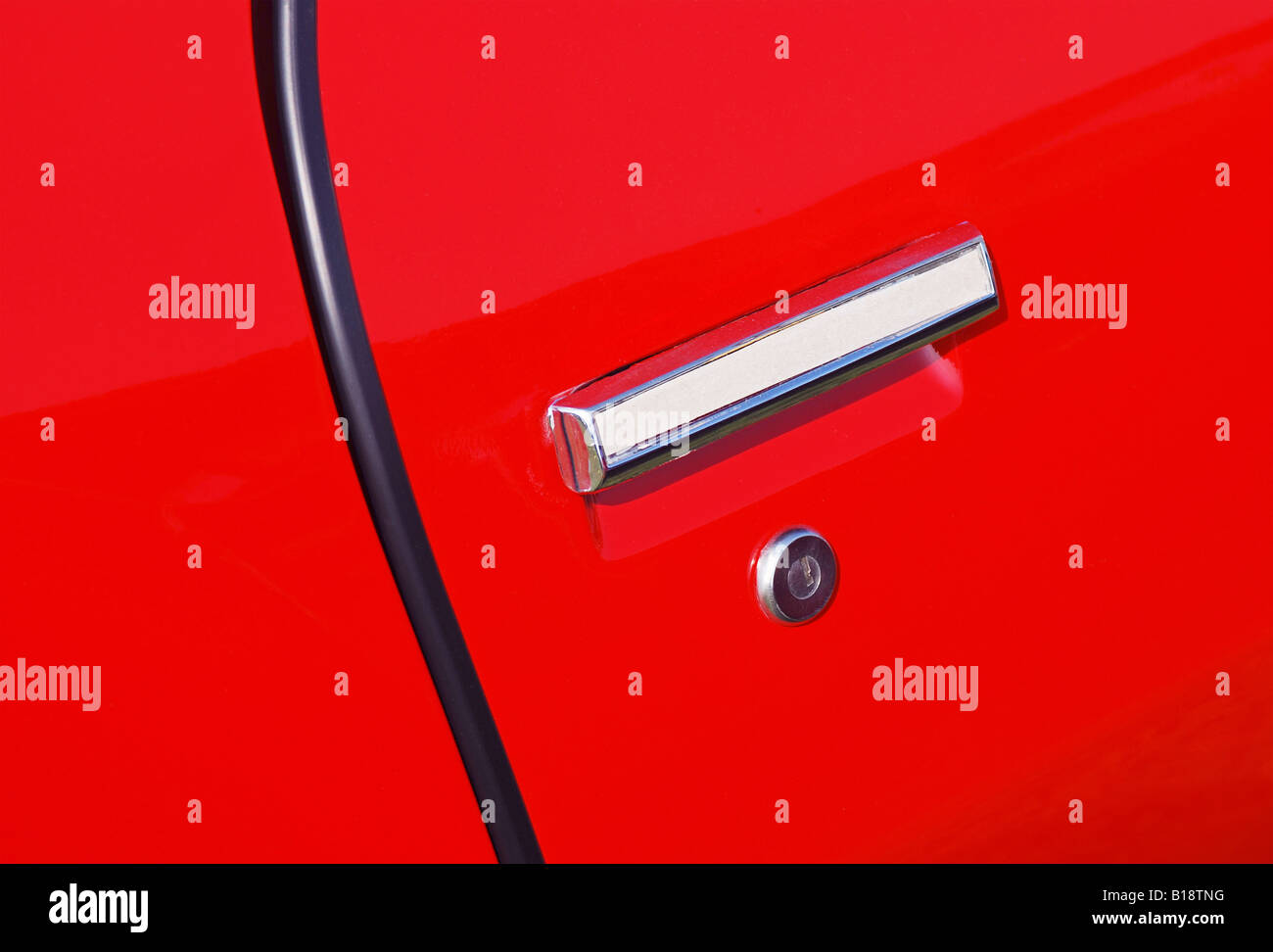car handle and lock Stock Photo - Alamy