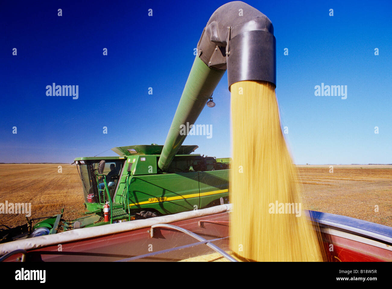 Semi truck with grain load hi-res stock photography and images - Alamy