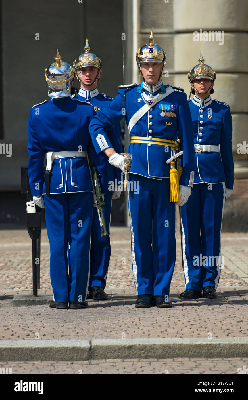 Changing of the Guard at the Royal Palace. Stockholm, Sweden Stock ...