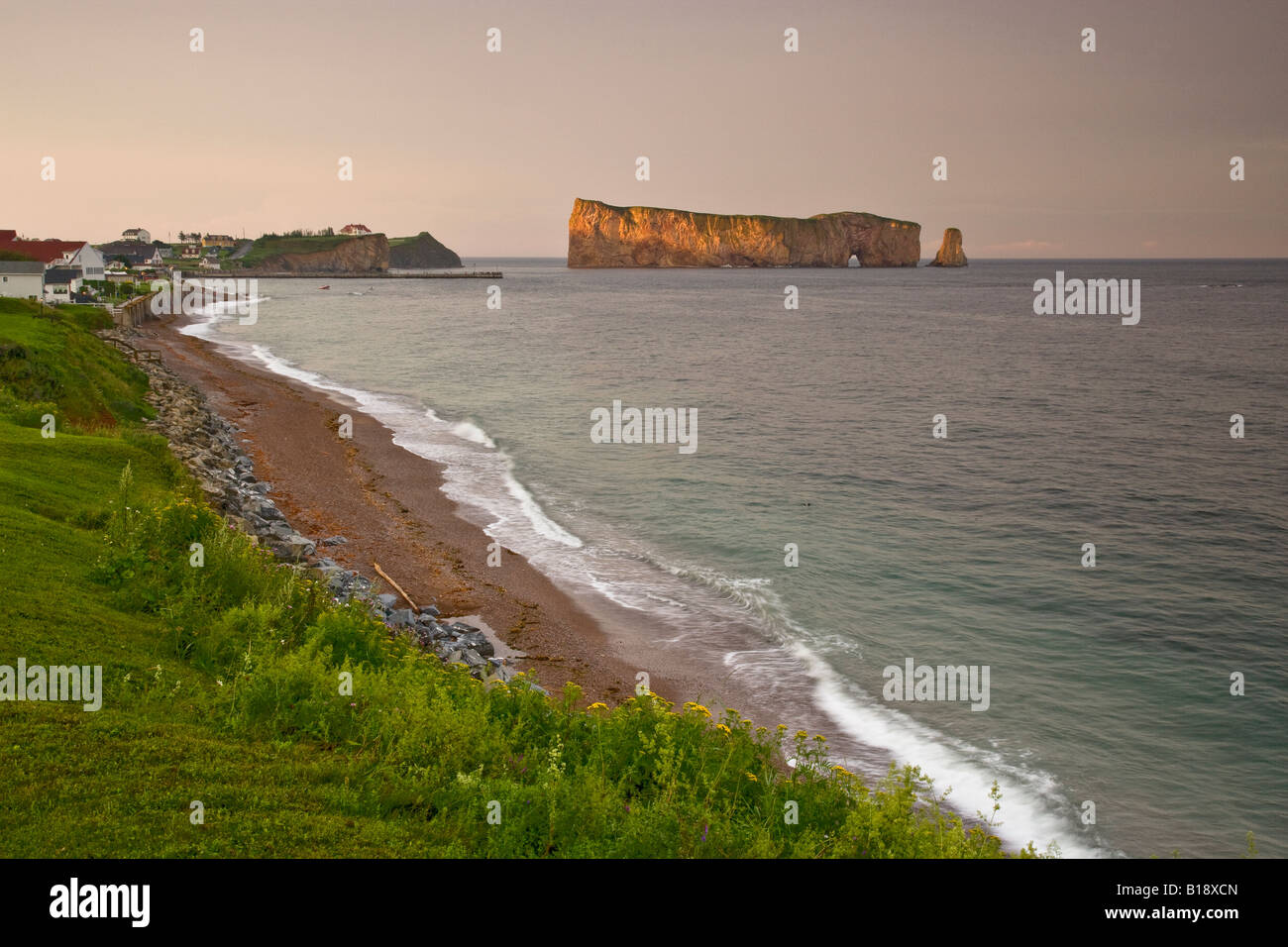 Perce Rock, Perce, Gaspe, Quebec, Canada Stock Photo - Alamy