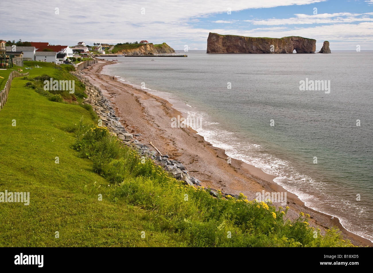 Perce Rock, Perce, Gaspe, Quebec, Canada Stock Photo - Alamy
