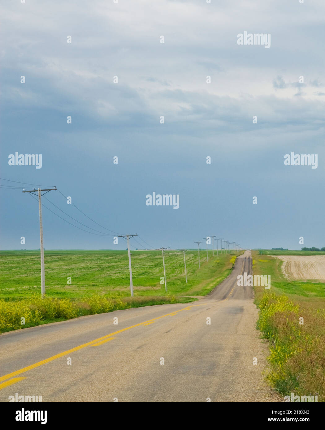 Saskatchewan highways hi-res stock photography and images - Alamy