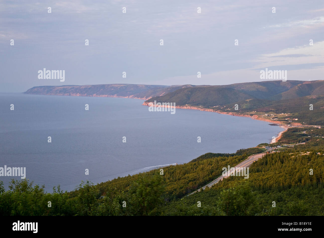 View of pleasant bay from cabot trail hi-res stock photography and ...